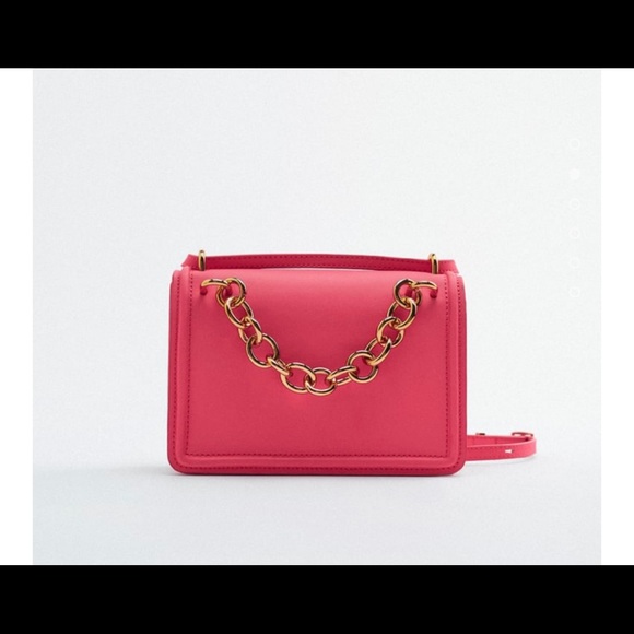 Zara | Bags | Zara Chain Trim Crossbody Bag | Poshmark